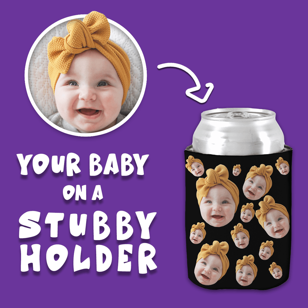 Your Face On A Stubby Holder – Dad Cooler